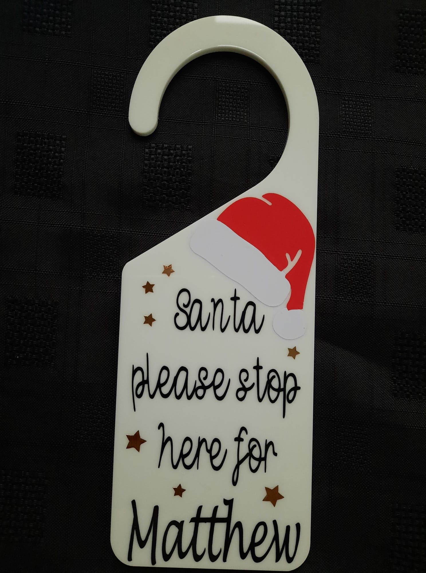 Fab Party Bags Santa Stop Here Door Hanger